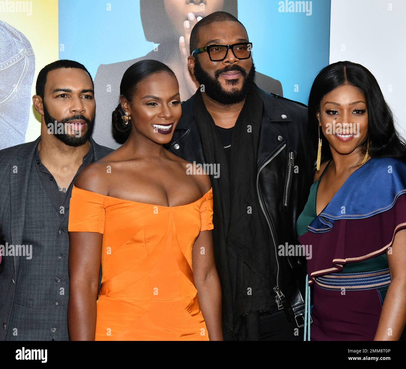 Omari Hardwick, from left, Tika Sumpter, Tyler Perry and Tiffany ...