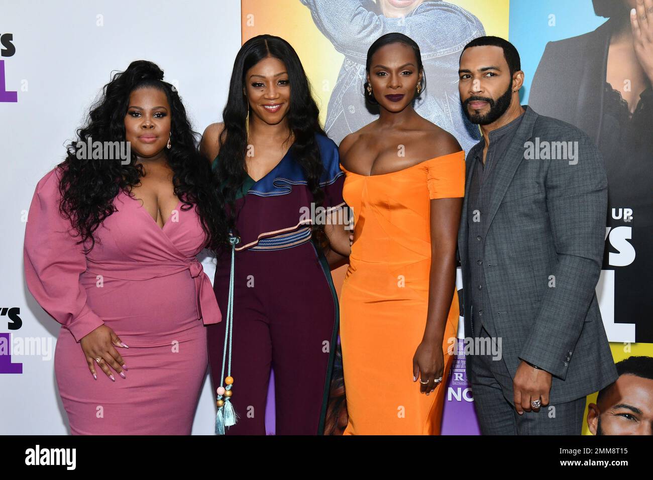 Amber Riley, from left, Tiffany Haddish, Tika Sumpter and Omari ...