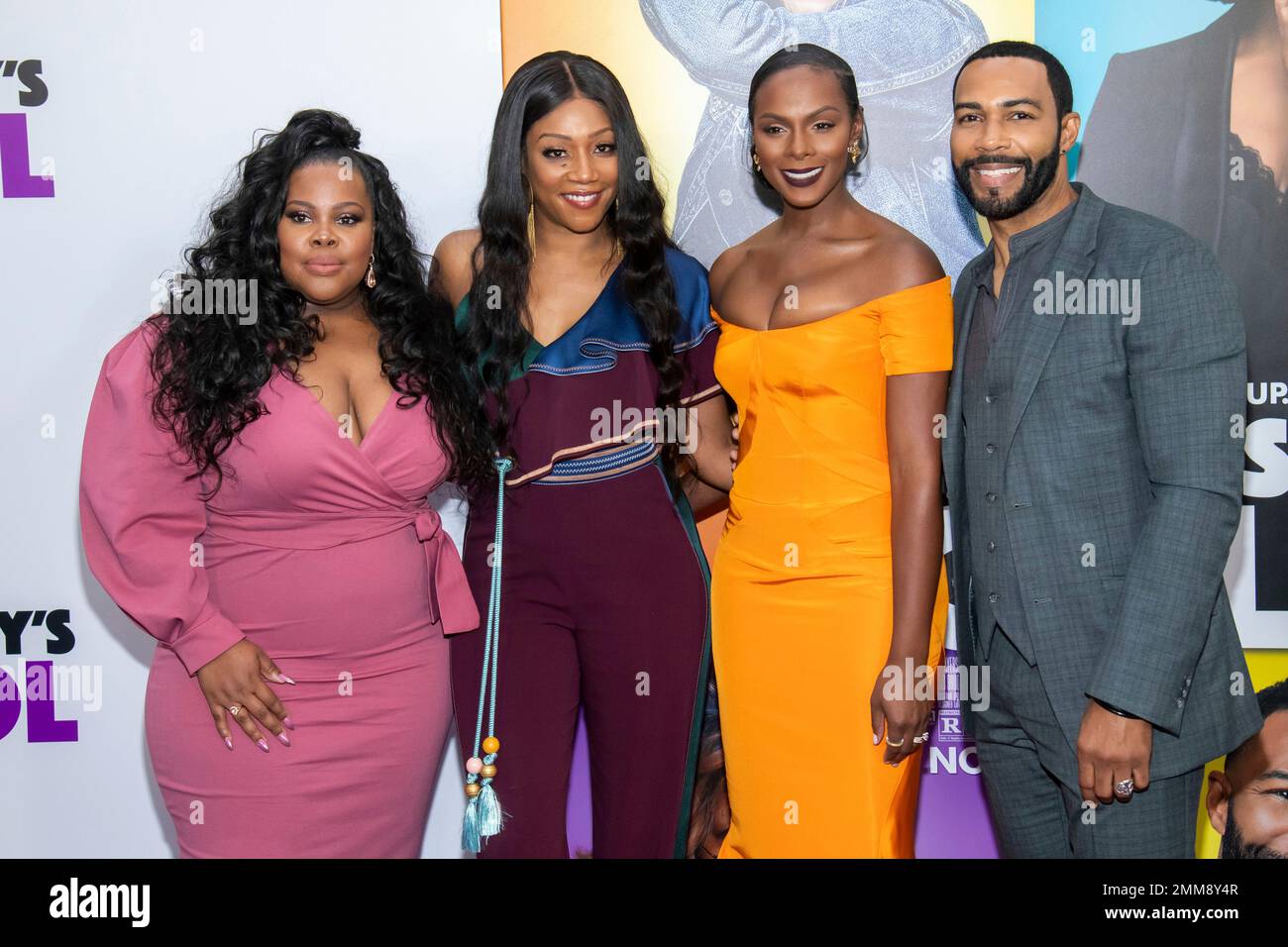 Amber Riley, from left, Tiffany Haddish, Tika Sumpter and Omari ...
