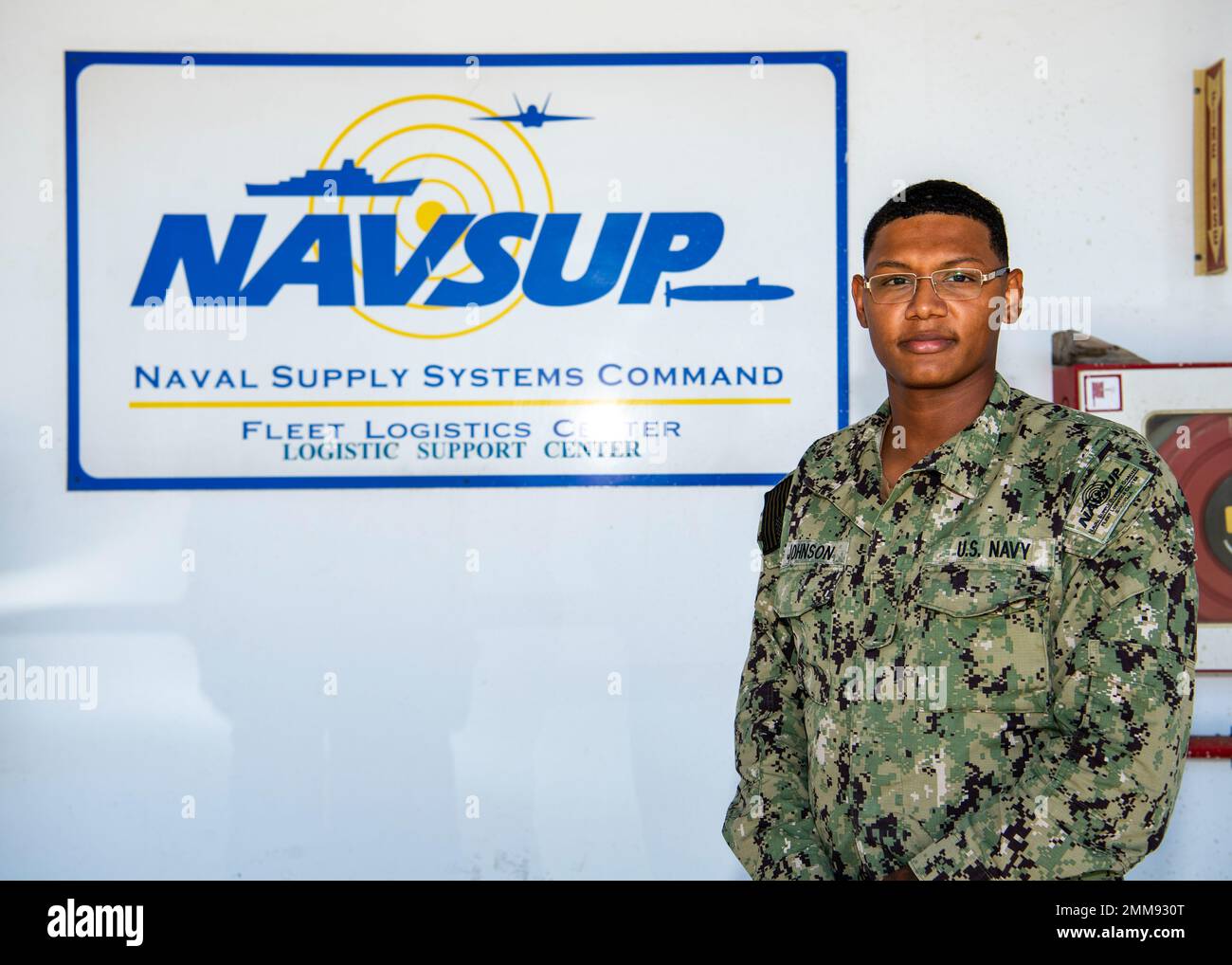 Logistics Specialist Seaman Izaziah Johnson, a logistics support ...