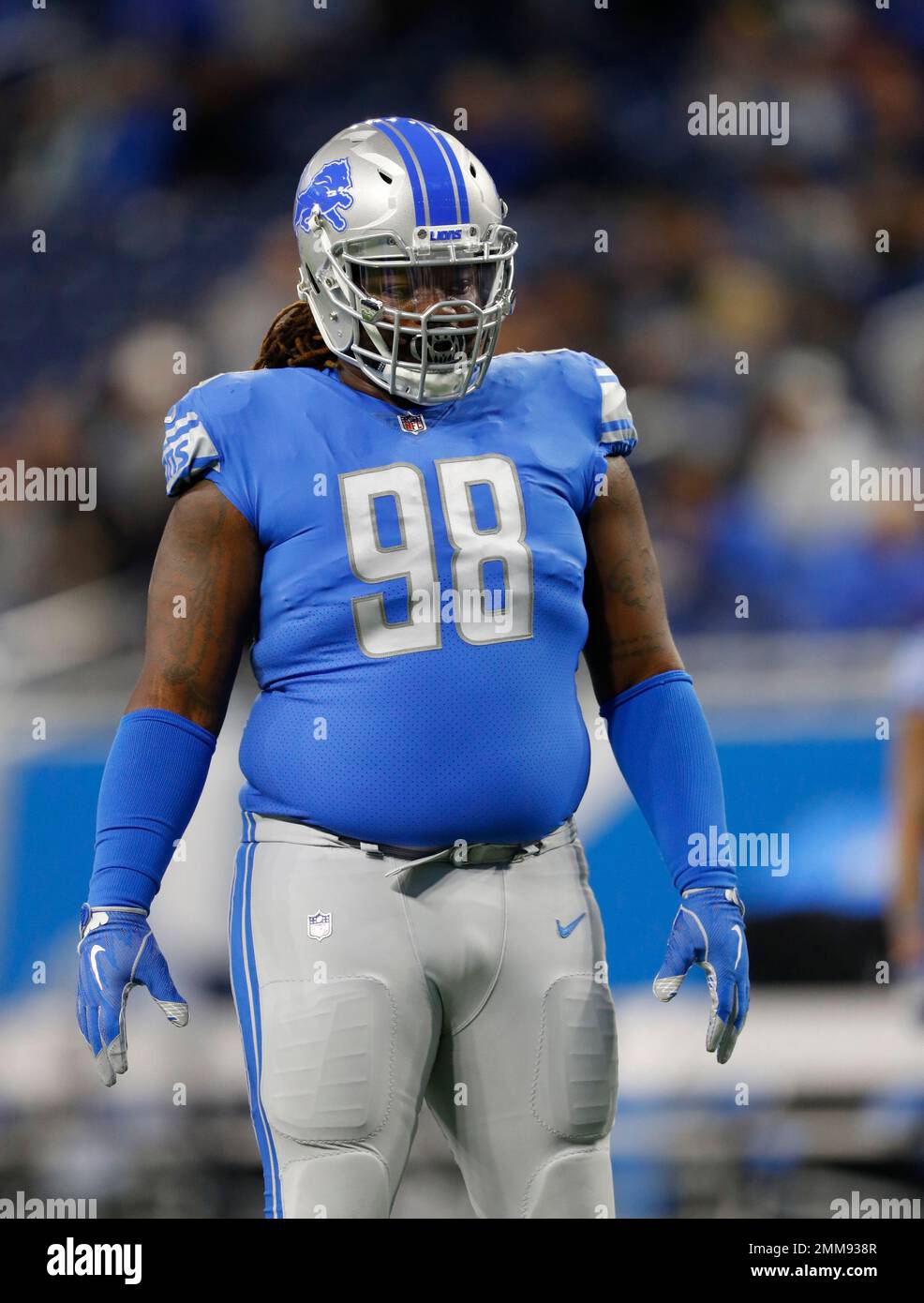 Detroit Lions defensive tackle Damon Harrison Sr. is seen during ...