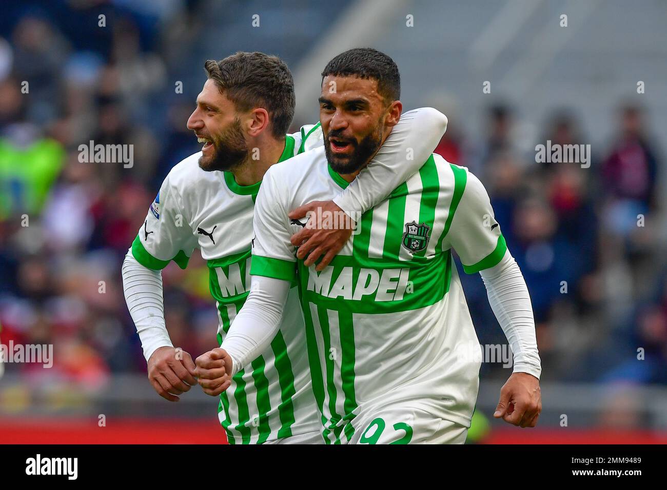 Milano, Italy. 29th Jan, 2023. Domenico Berardi (10) of Sassuolo seen ...