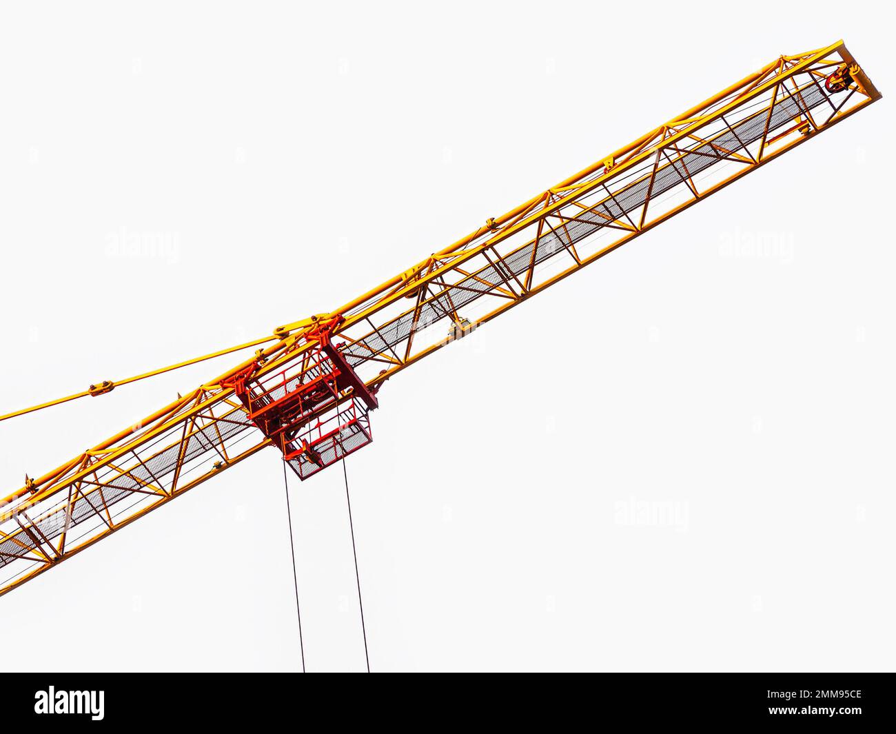 construction crane jib, isolated 250 Stock Photo - Alamy