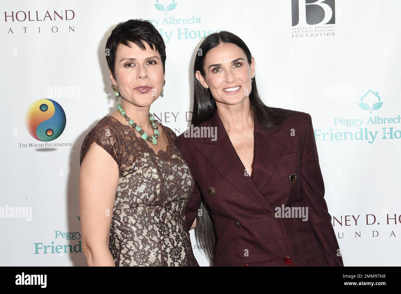 Monica Phillips, left, and Demi Moore attend the Friendly House 29th ...