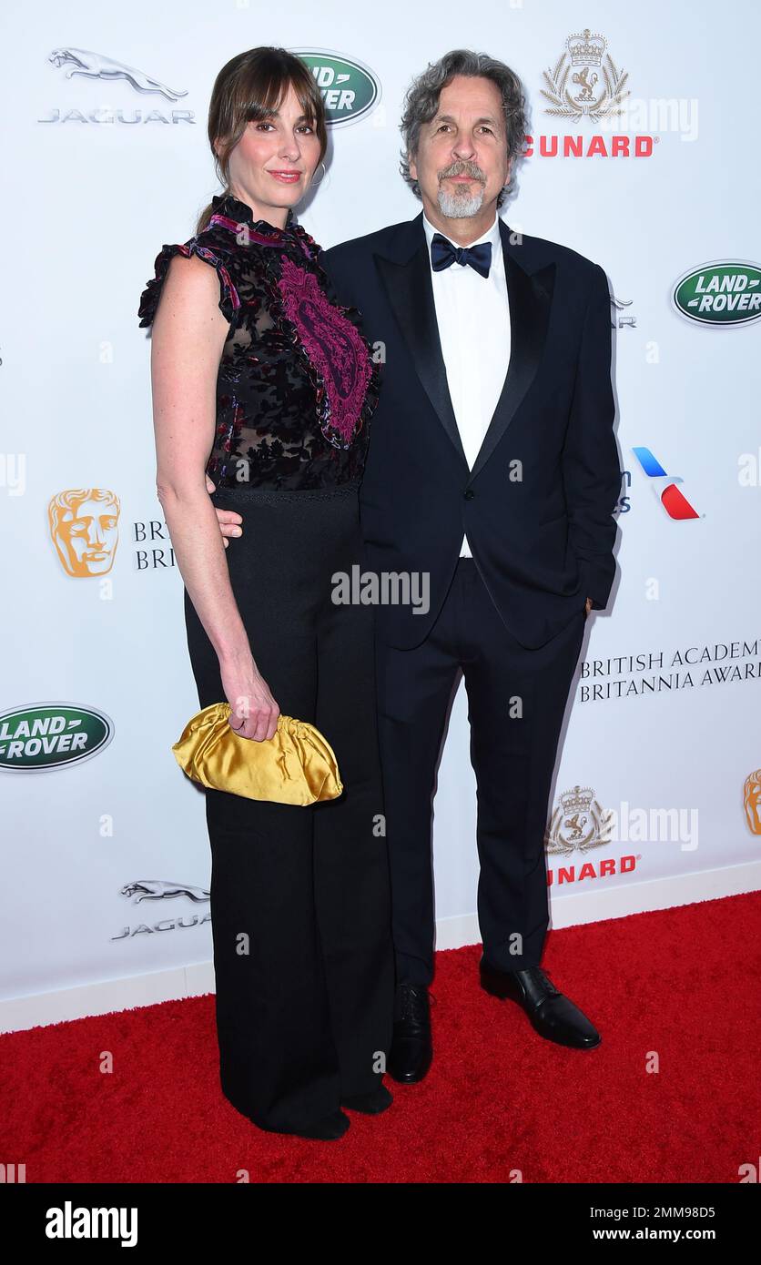 Melinda Farrelly and Peter Farrelly arrive at the 2018 BAFTA Los ...