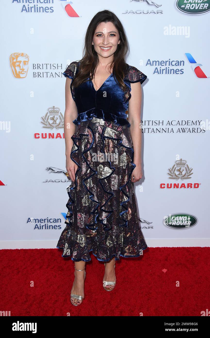 Taylor Treadwell arrives at the 2018 BAFTA Los Angeles Britannia Awards ...