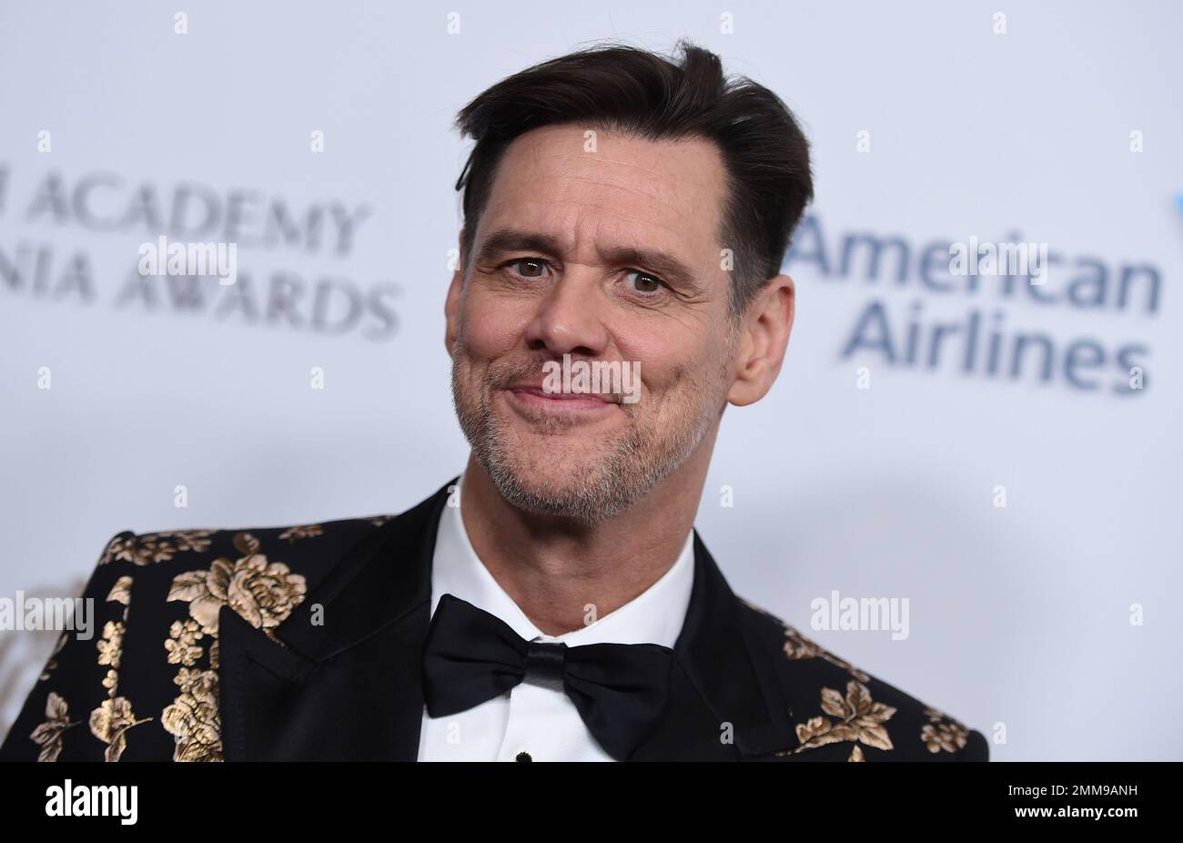Jim Carrey arrives at the 2018 BAFTA Los Angeles Britannia Awards at ...