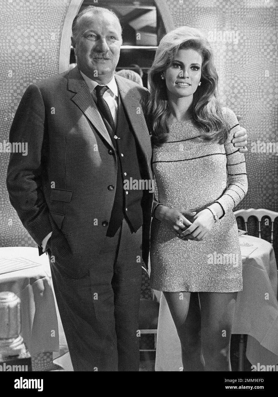 US film star Raquel Welch who arrived in West Berlin, January 3, 1967 ...