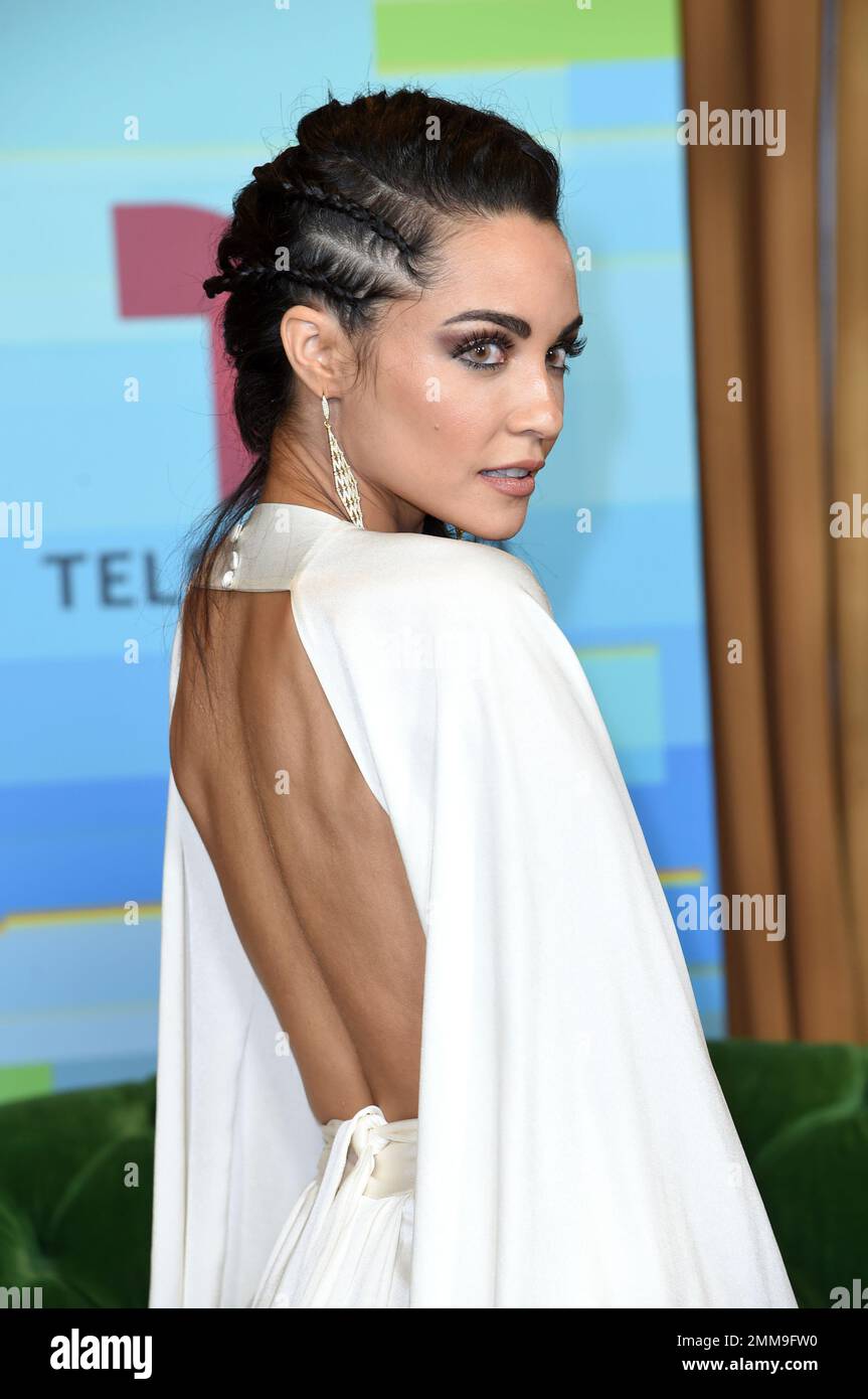 Sharlene Taule poses backstage at the Latin American Music Awards at ...