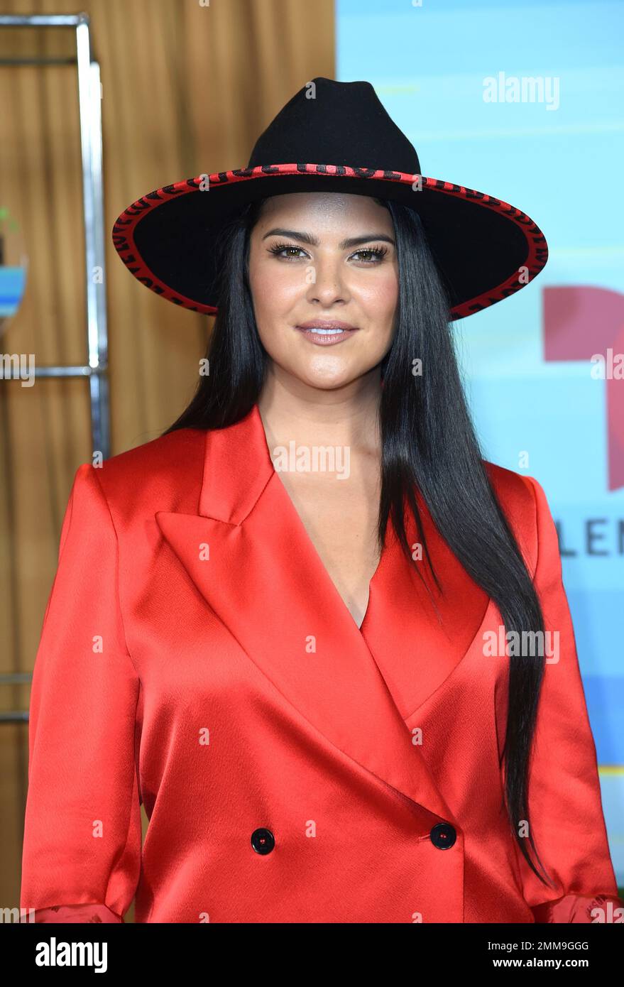 Litzy poses backstage at the Latin American Music Awards at the Dolby ...