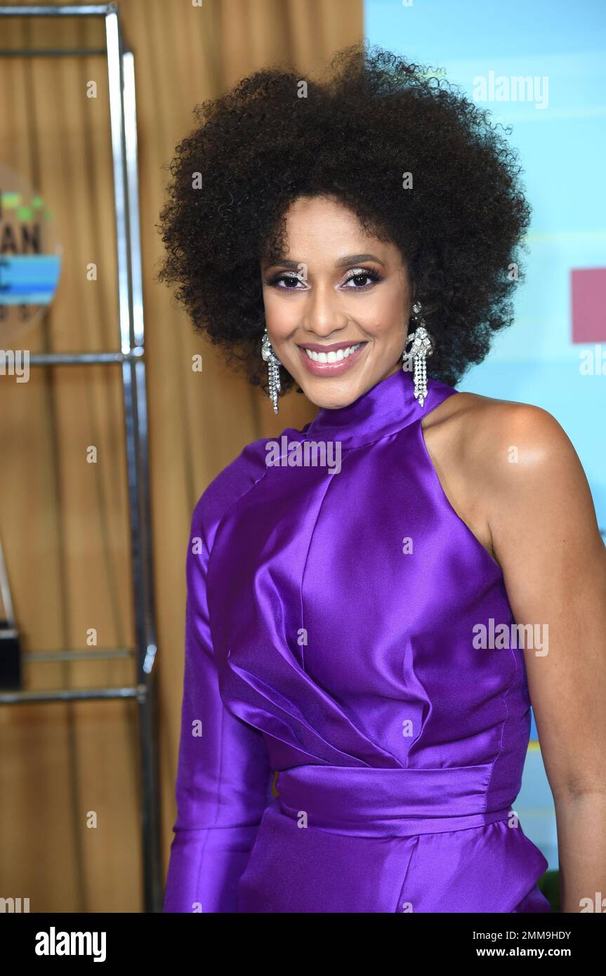 Jeimy Osorio poses backstage at the Latin American Music Awards at the ...