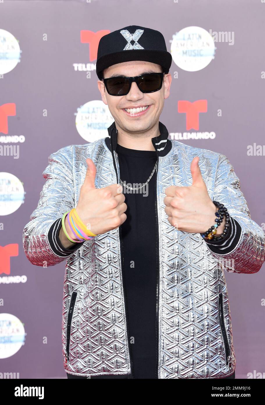 Raymix arrives at the Latin American Music Awards at the Dolby Theatre ...