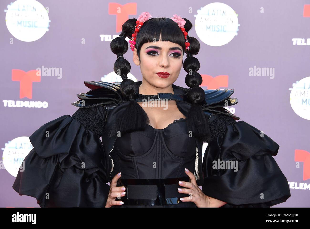 Jarina De Marco arrives at the Latin American Music Awards at the Dolby ...