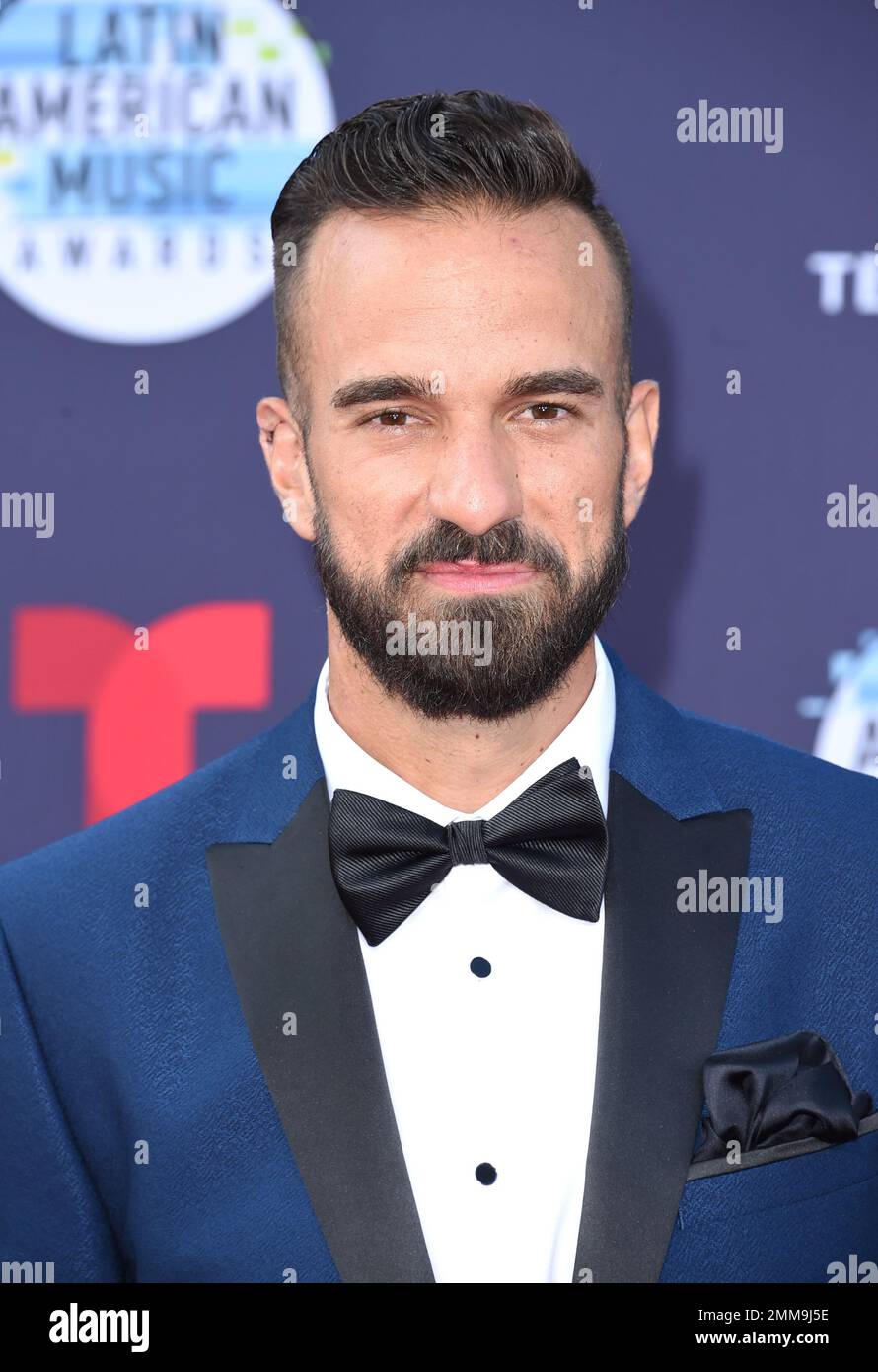 Erasmo Provenza arrives at the Latin American Music Awards at the Dolby ...