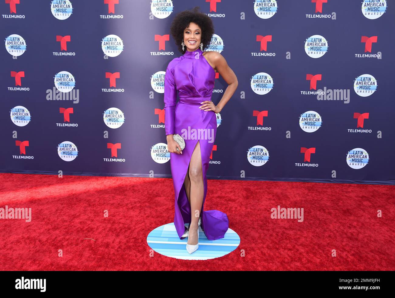 Jeimy Osorio Arrives At The Latin American Music Awards At The Dolby