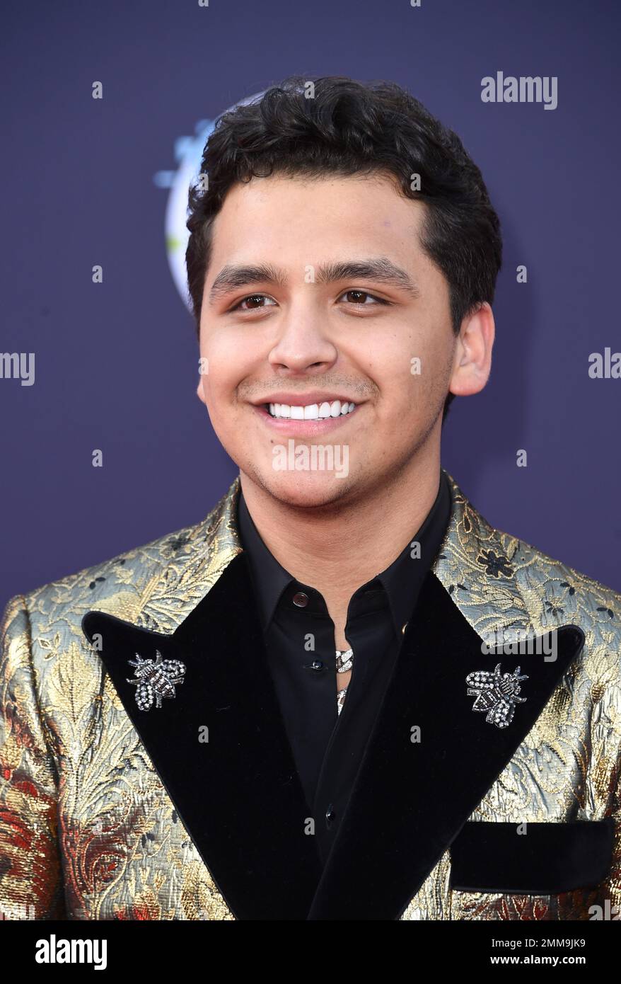 Christian Nodal arrives at the Latin American Music Awards at the Dolby ...