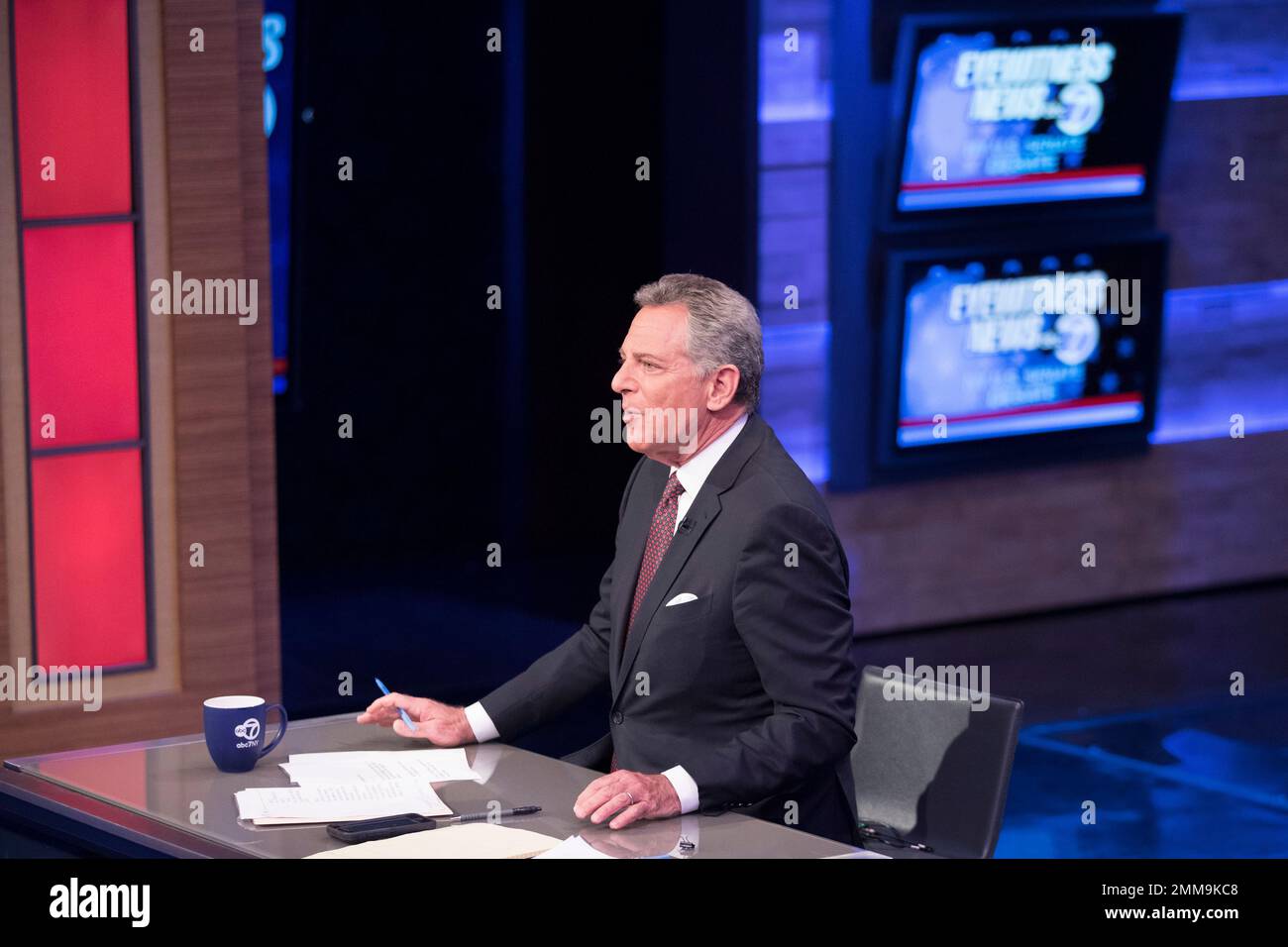 WABC Anchor Bill Ritter moderates the New York State Senate debate ...