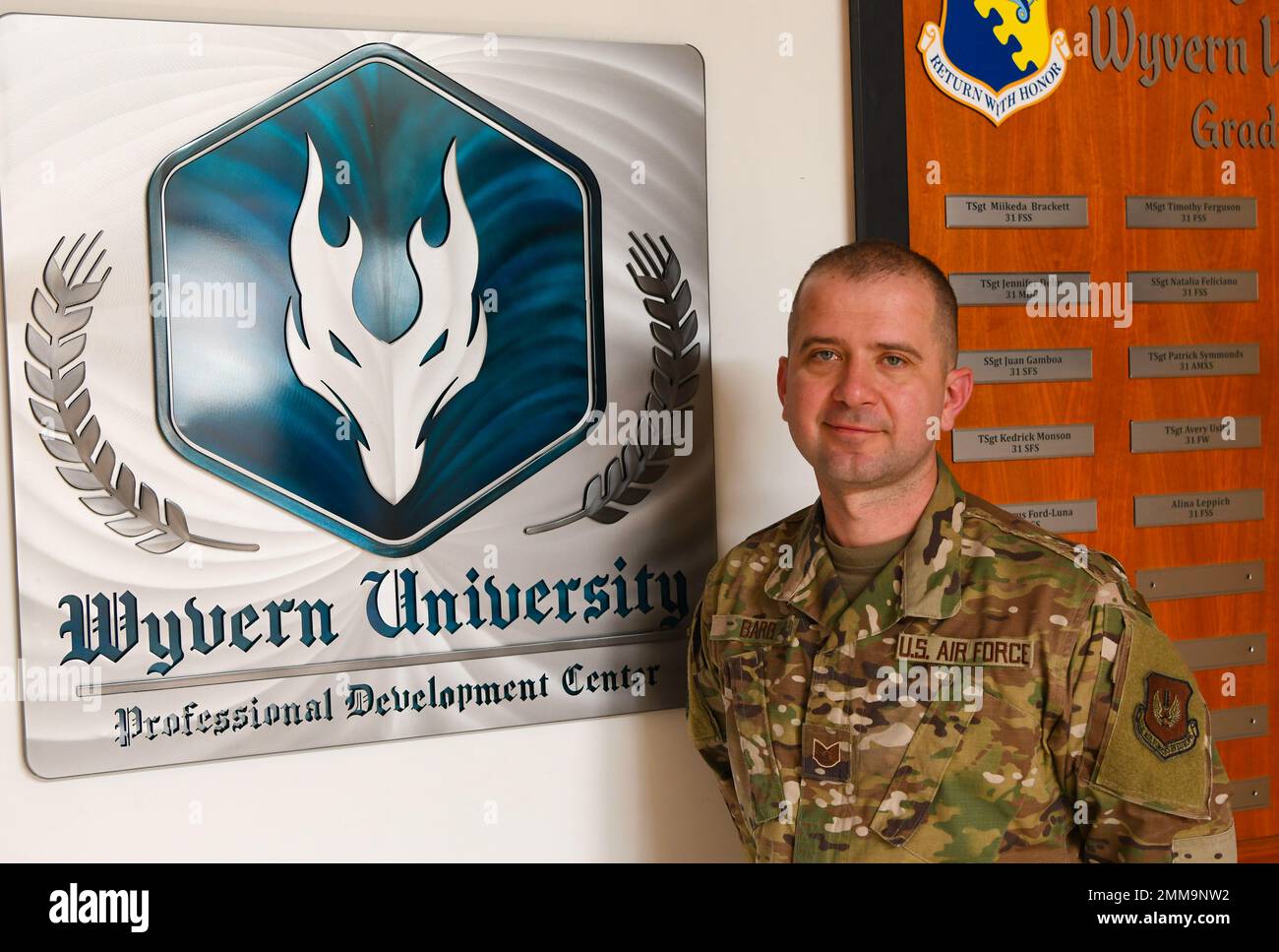Tech. Sgt. Adam Barb, 31st Force Support Squadron NCOIC of professional ...