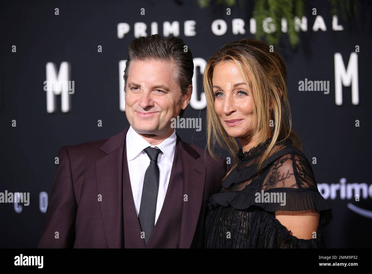 Cast member Shea Whigham and wife Christine Whigham arrives at the Los ...