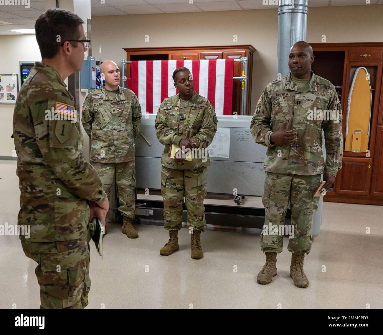 Capt. Andrew L. Bethea, U.S. Army liaison team officer in charge ...