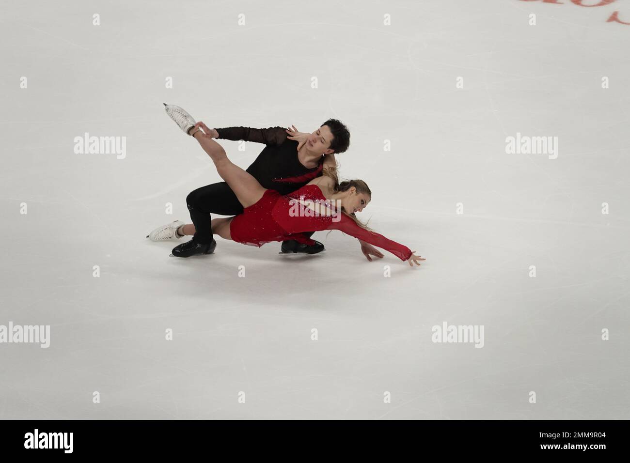 San Jose, CA, USA. 28th Jan, 2023. 4th Placed Emilea Zingas and Vadym ...