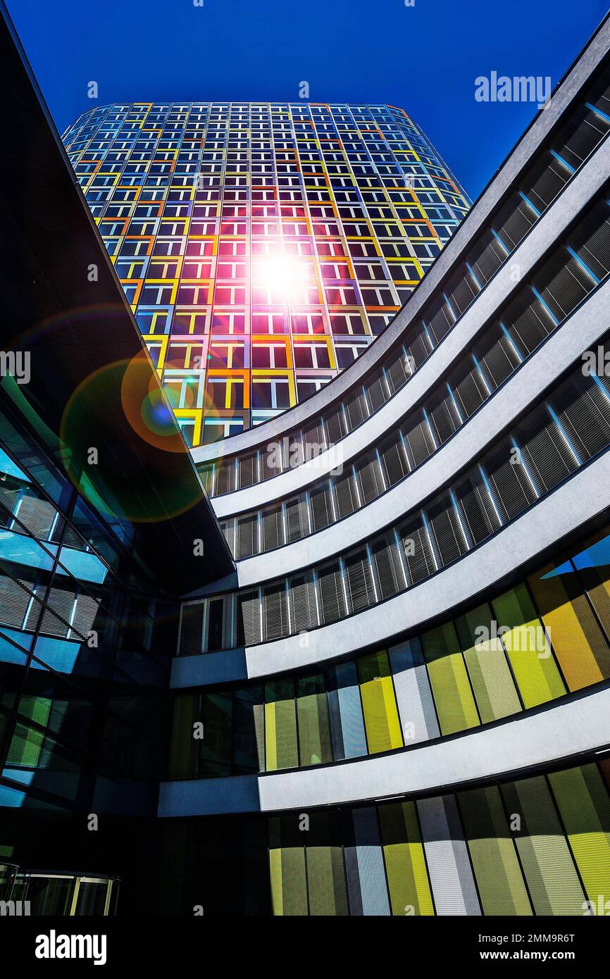 ADAC building, Munich, Upper Bavaria, Bavaria, Germany Stock Photo - Alamy