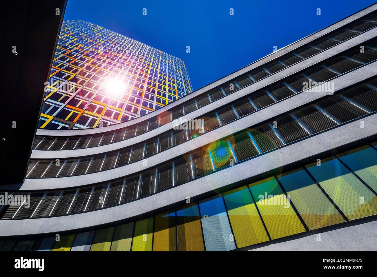 ADAC building, Munich, Upper Bavaria, Bavaria, Germany Stock Photo - Alamy