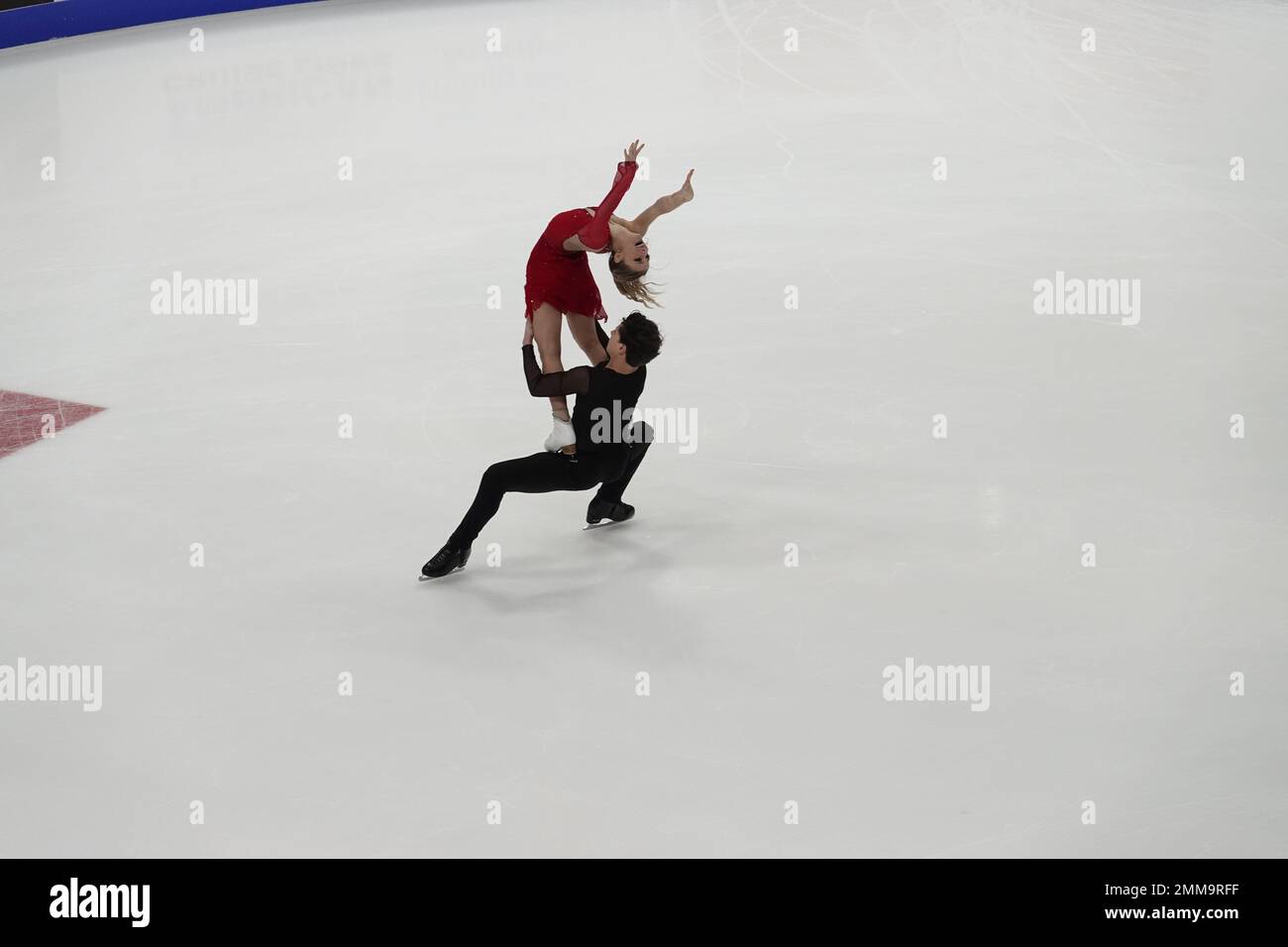 San Jose, CA, USA. 28th Jan, 2023. 4th Placed Emilea Zingas and Vadym ...