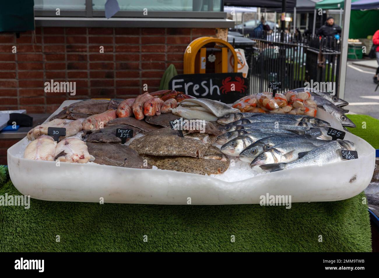 Fish for sale - London Stock Photo - Alamy
