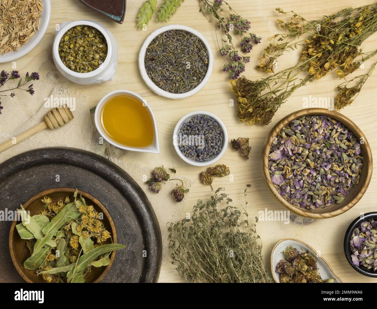 flat lay natural medicinal spices herbs. Resolution and high quality ...