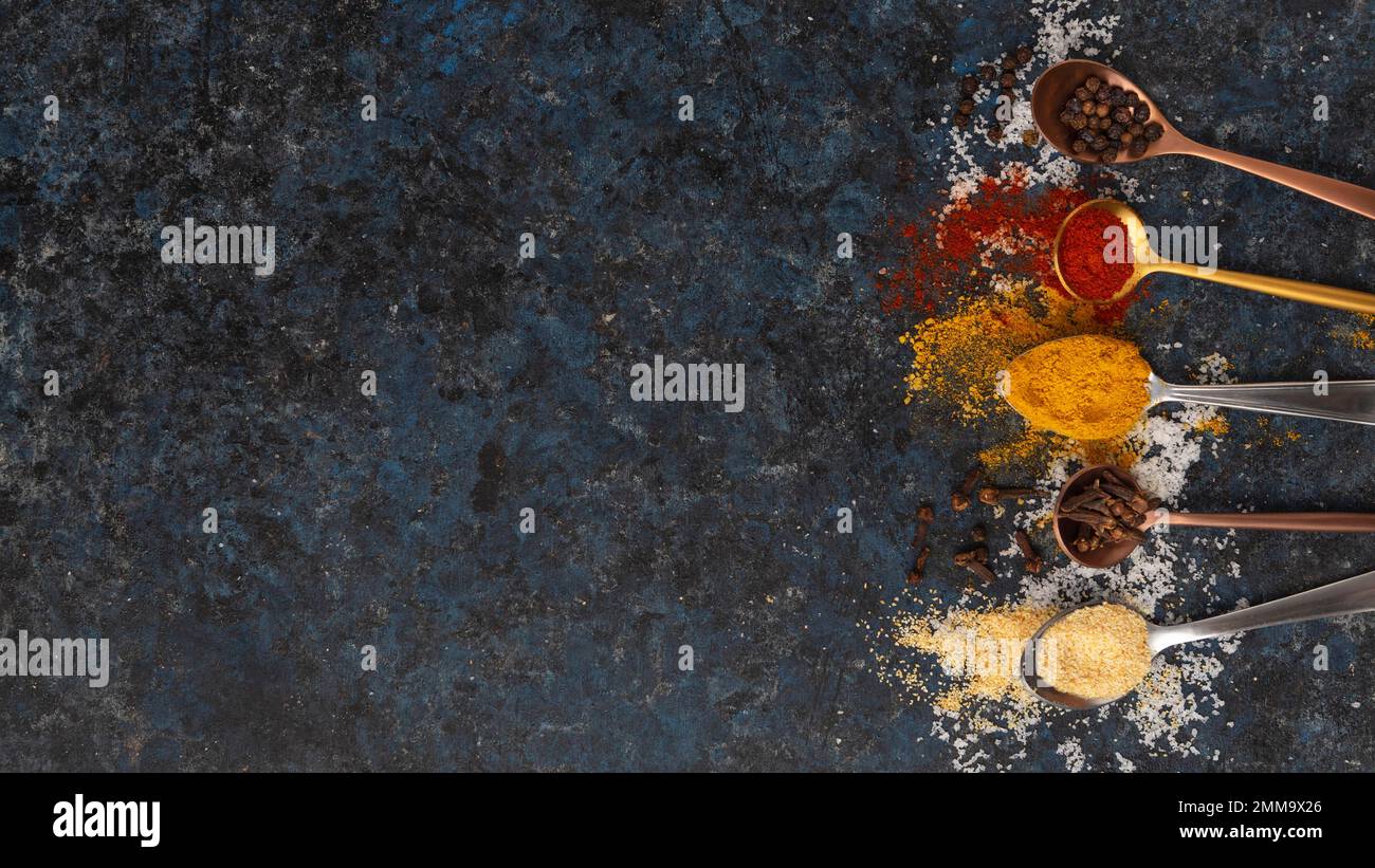 top view assortment delicious raw spices. High resolution photo Stock ...