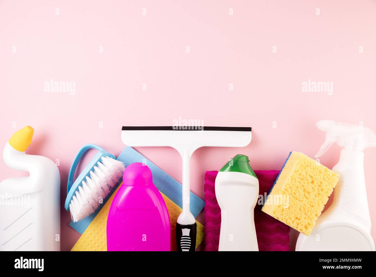 cleaning concept flat lay composition. Resolution and high quality ...