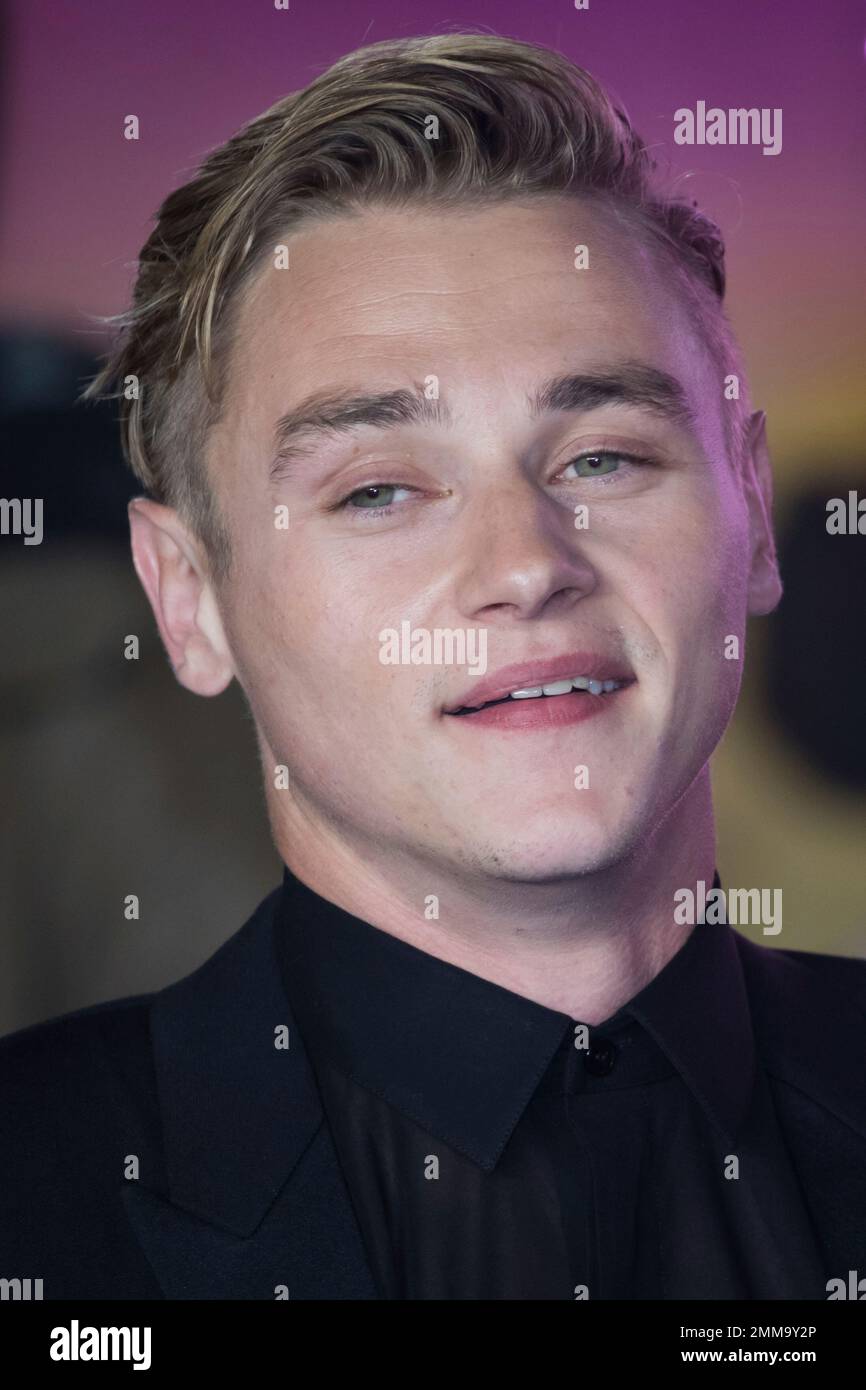 Ben Hardy poses for photographers upon arrival at the world premiere of ...