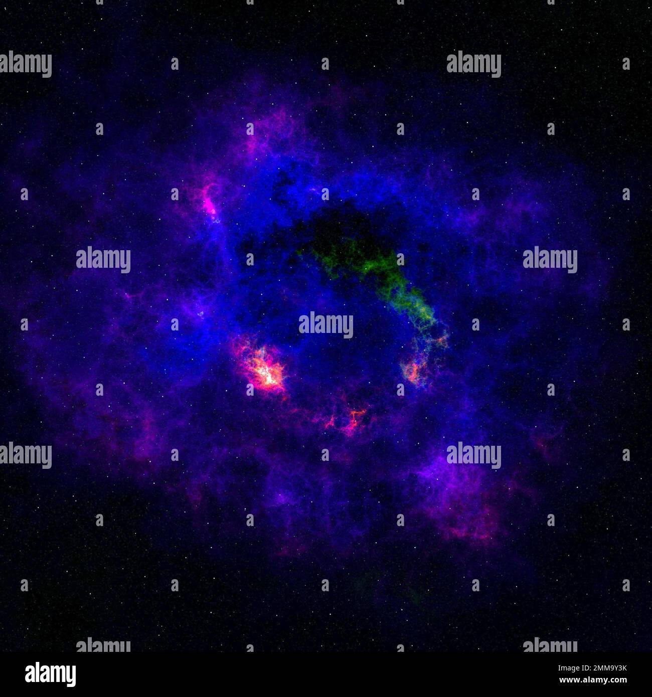 Starry Galaxy Nebula Space Background Stock Photo - Alamy