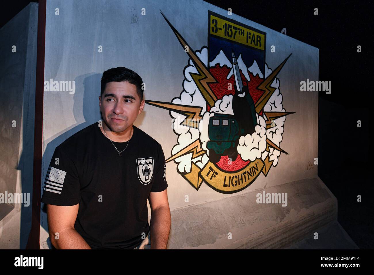 U.S. Army Sgt. Anthony Castillo, a mobility specialist assigned to the ...