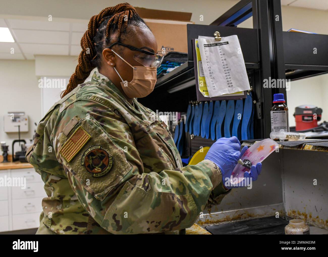 Staff Sgt. Iesha Wallace, 59th Surgical Operations Squadron orthotics ...