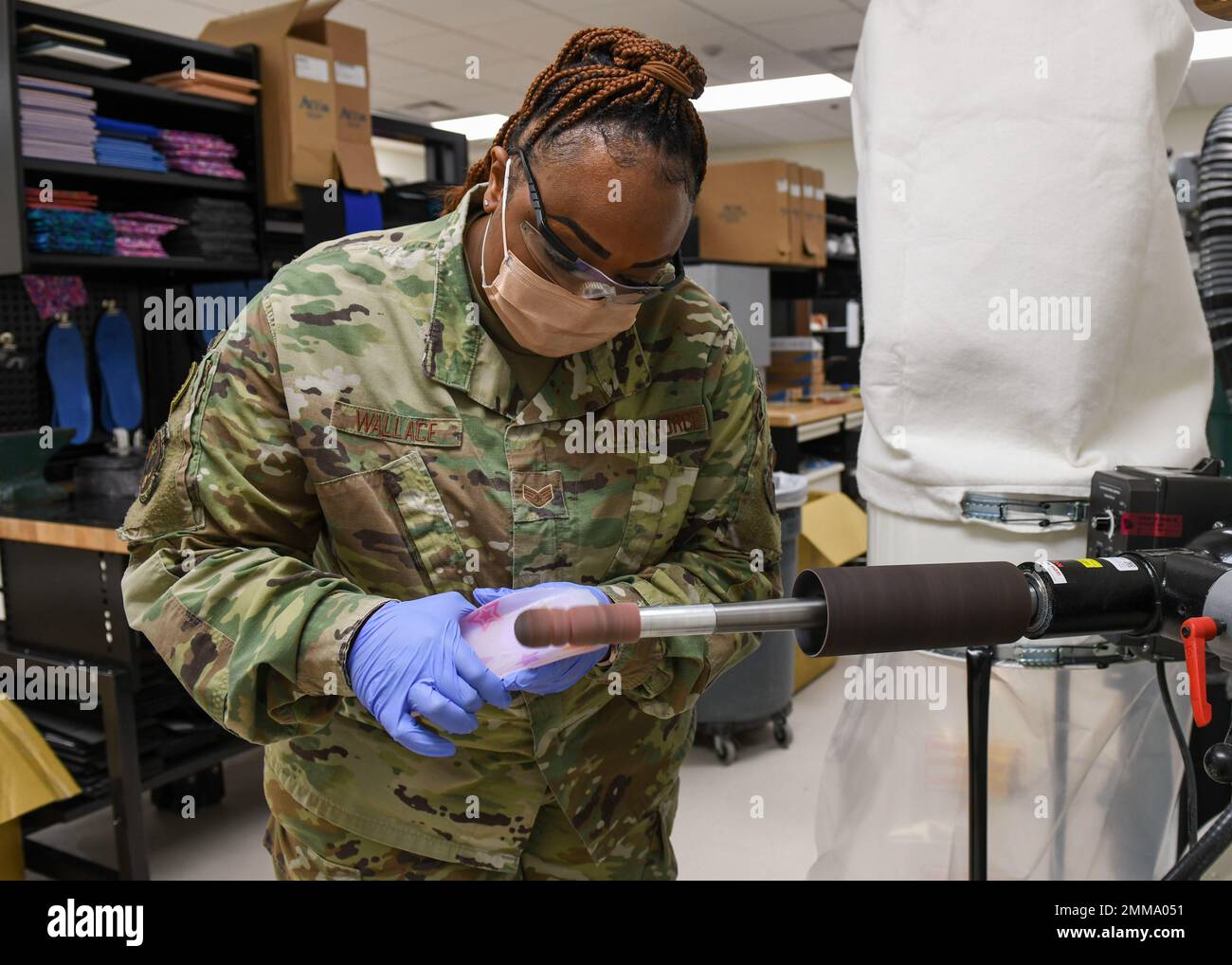 Staff Sgt. Iesha Wallace, 59th Surgical Operations Squadron orthotics ...
