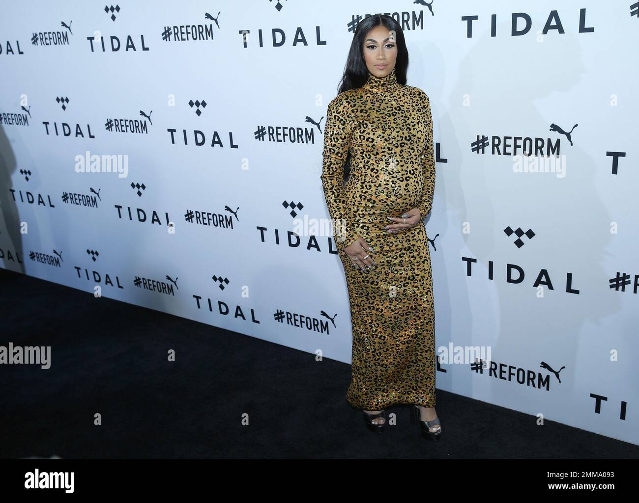 Singer Queen Naija arrives at the fourth annual TIDAL X: Brooklyn at ...