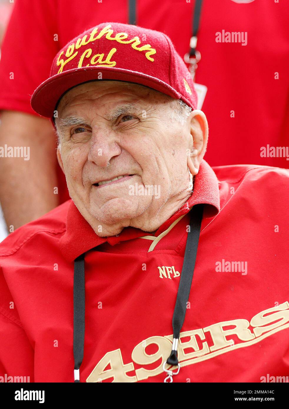 Former San Francisco 49ers player Paul Salata before an NFL football ...