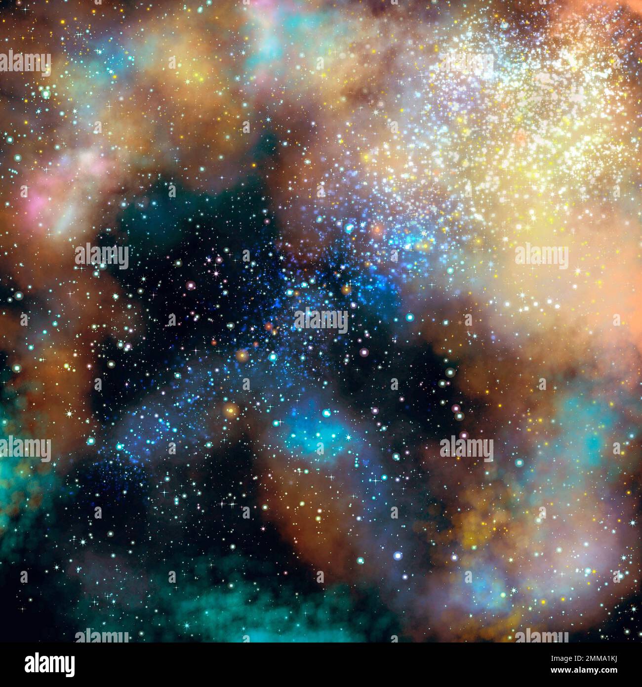 Starry Galaxy Nebula Space Background Stock Photo - Alamy