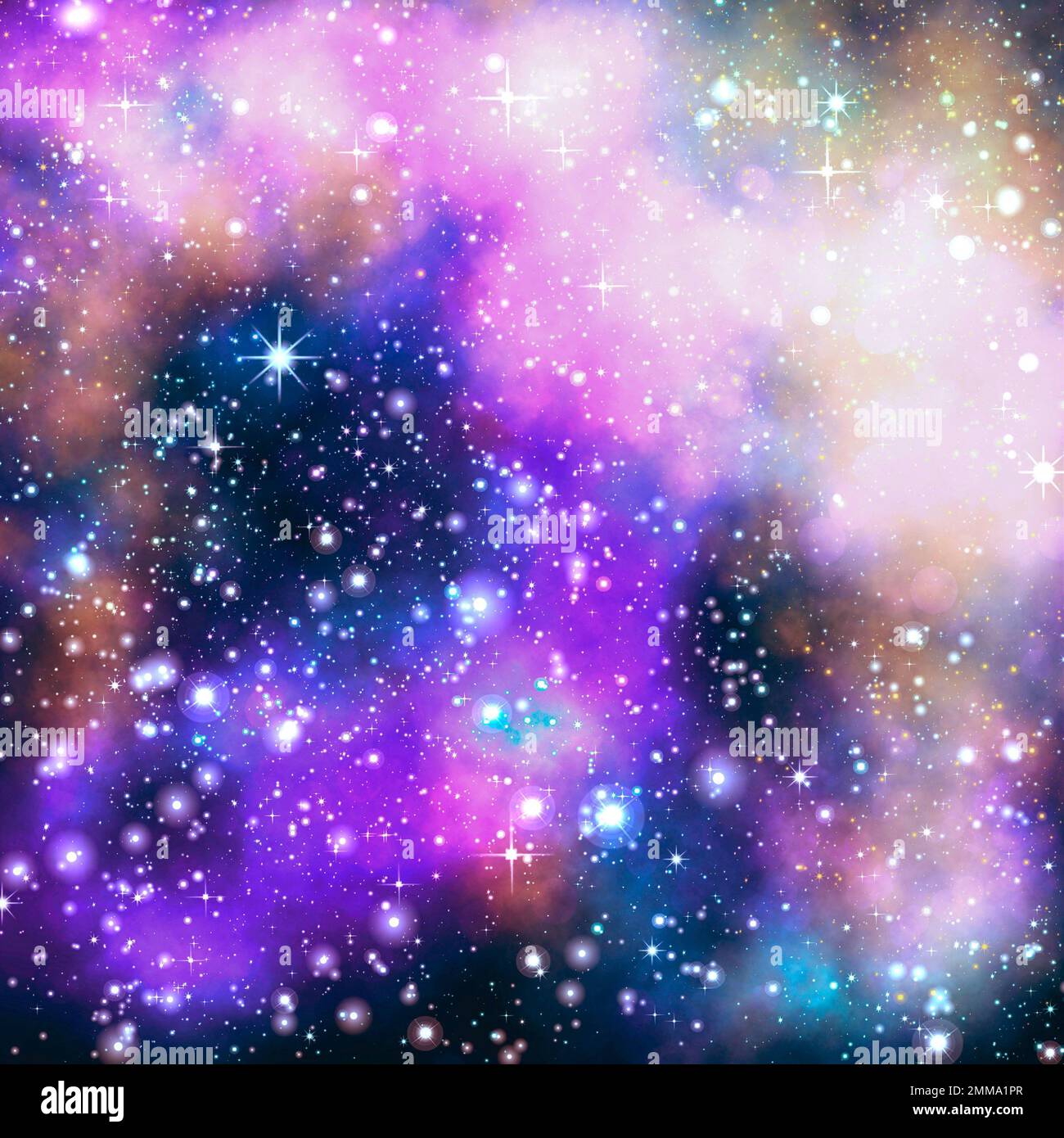 Starry Galaxy Nebula Space Background Stock Photo - Alamy