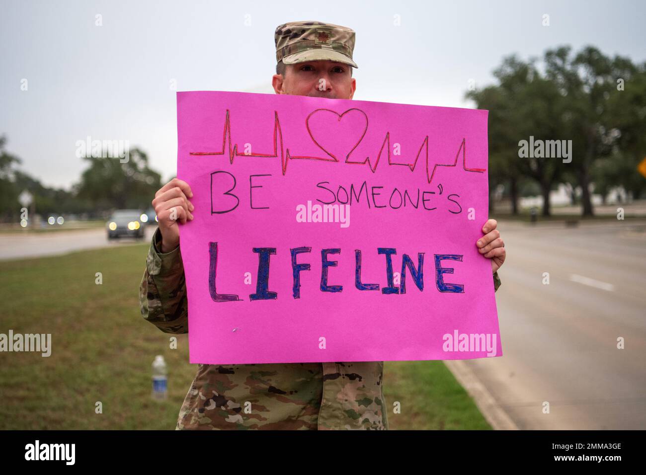 U.S. Air Force Maj. Tyler Kaido, 502nd Security Forces Group, Judge Advocate, along with other ...