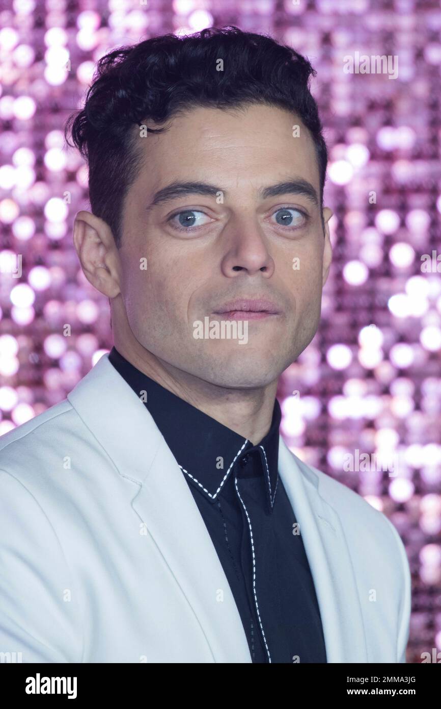 Actor Rami Malek poses for photographers upon arrival at the world ...