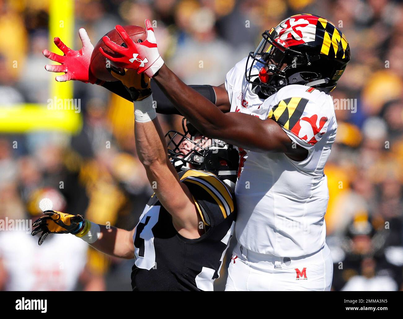 FILE - In this Oct. 20, 2018, file photo, Iowa defensive back Riley ...