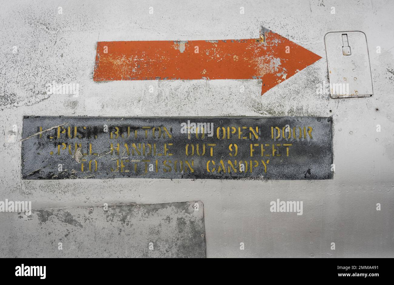 detail of a weathered fighter jet hull Stock Photo - Alamy