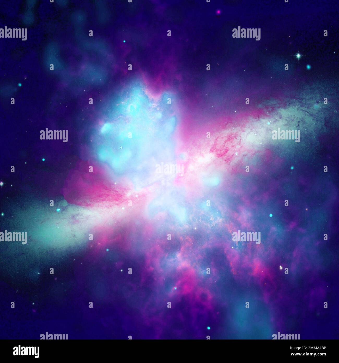 Starry Galaxy Nebula Space Background Stock Photo - Alamy