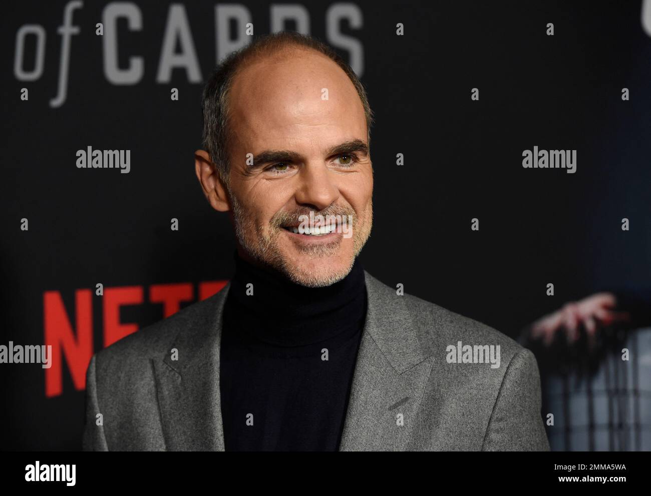 Michael Kelly, a cast member in "House of Cards," poses at the season ...
