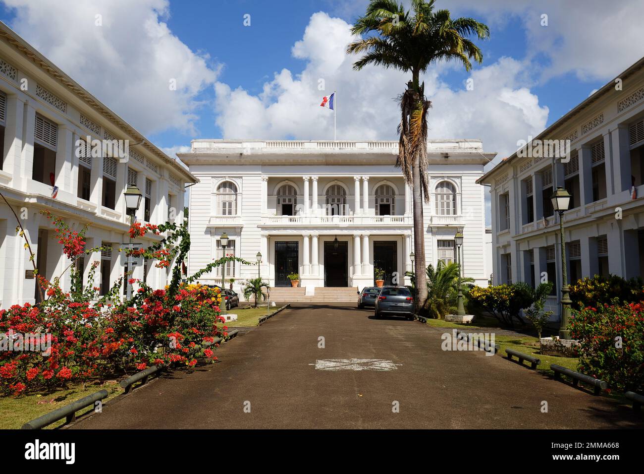 Prefecture of Martinique in Fort-de-France, Martinique, Caribbean Stock ...