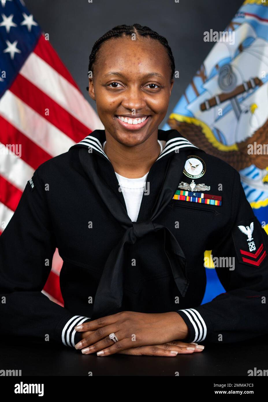 Boatswain's Mate 2nd Class Montre'nese James, a native of Savanah, Ga ...