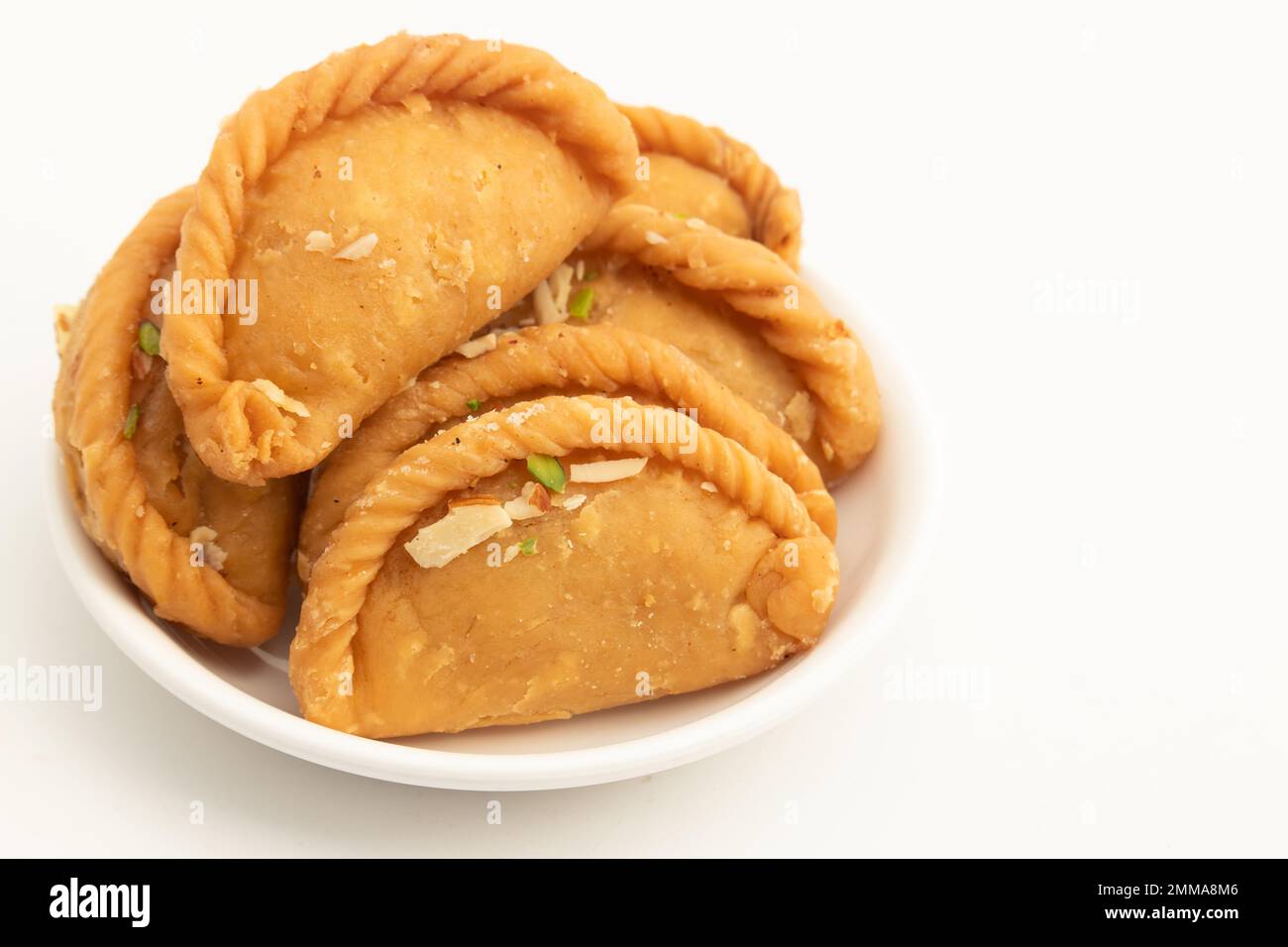 Indian Mithai Gujia Also Called Gujiya, Pirukiya, Pirukia, Pedakiya ...